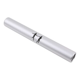 TRENAS Professionell eloxierter Staffelstab - silber, 8,79 ...